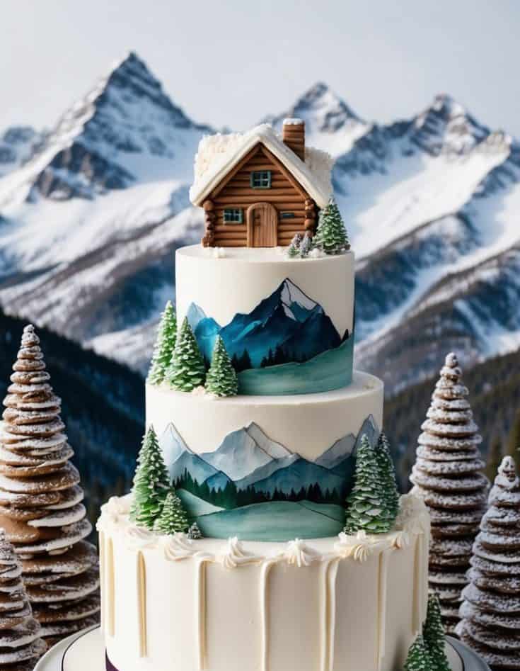 27 Mountain Cake Decorating Ideas for Outdoorsy Celebrations - The ...