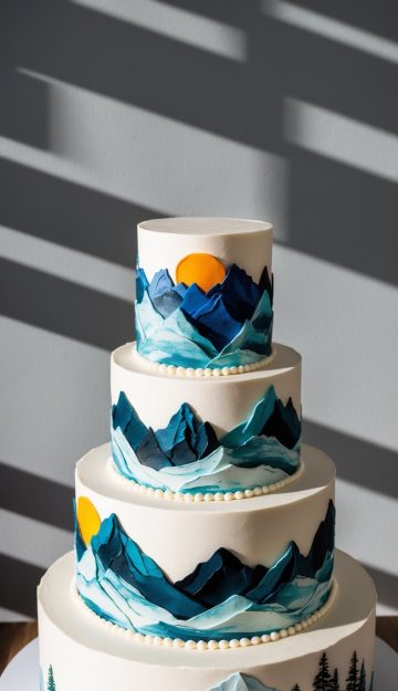 27 Mountain Cake Decorating Ideas for Outdoorsy Celebrations - The ...