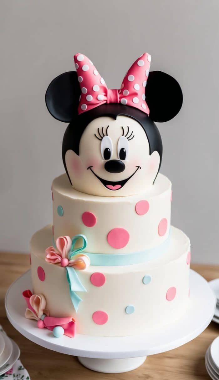 14 Minnie Mouse Cake Decorating Ideas for Disney Parties - The Melrose ...