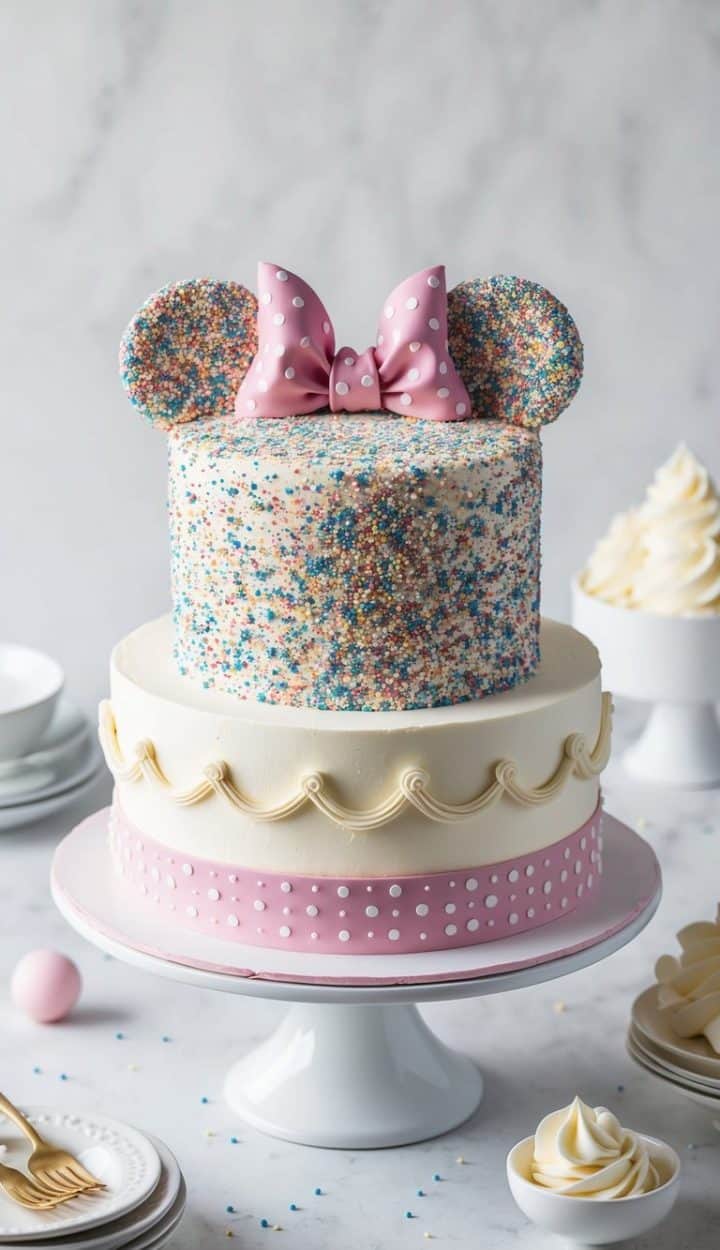 14 Minnie Mouse Cake Decorating Ideas for Disney Parties - The Melrose ...