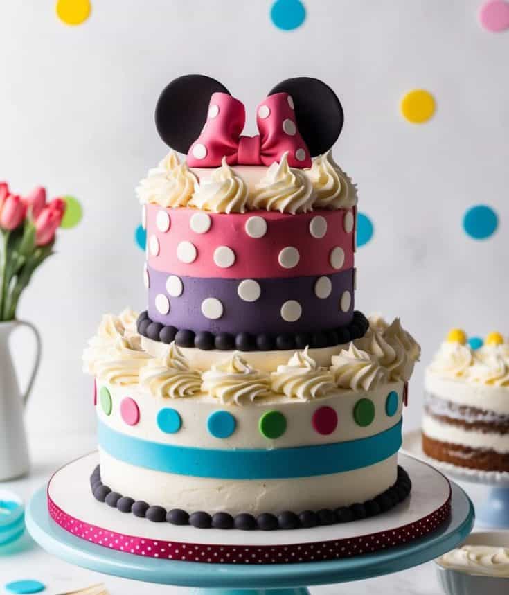 14 Minnie Mouse Cake Decorating Ideas for Disney Parties - The Melrose ...