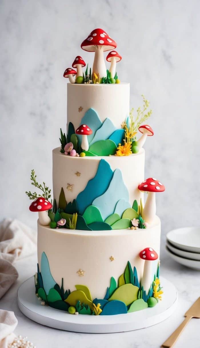 26 Mushroom Cake Decorating Ideas: Enchanting Designs - The Melrose Family