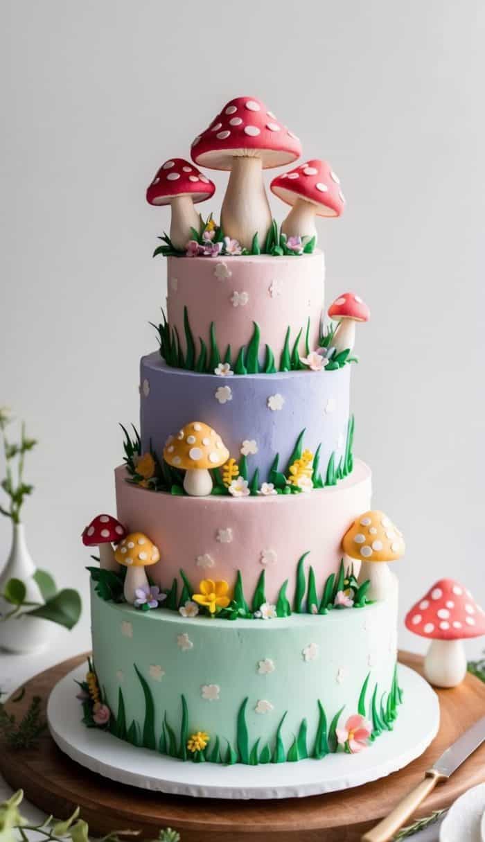 26 Mushroom Cake Decorating Ideas: Enchanting Designs - The Melrose Family