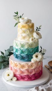 24 Ombré Cake Decorating Ideas: Beautiful Gradient Designs - The ...