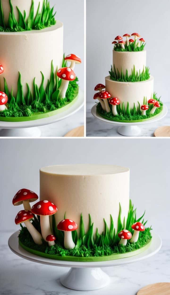 26 Mushroom Cake Decorating Ideas: Enchanting Designs - The Melrose Family