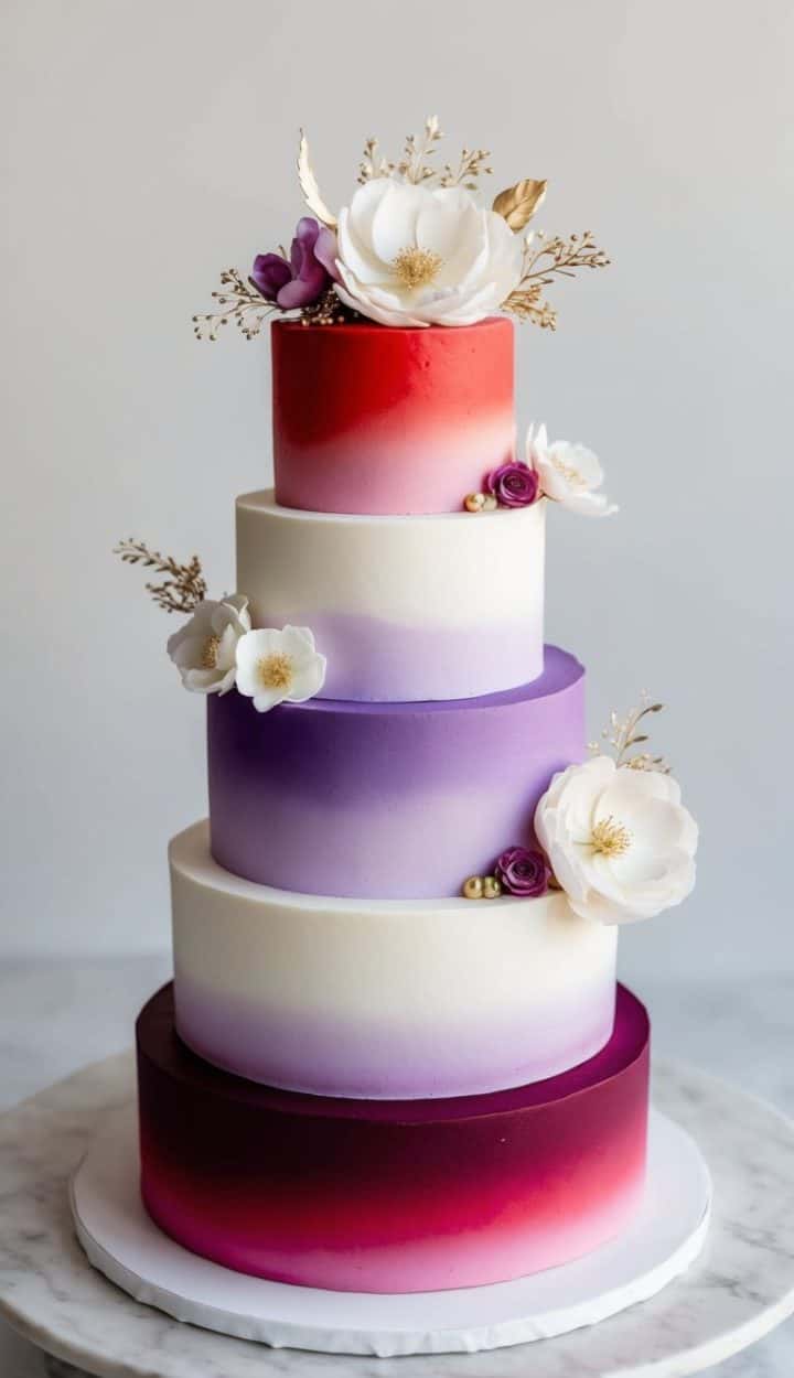 24 Ombré Cake Decorating Ideas: Beautiful Gradient Designs - The ...