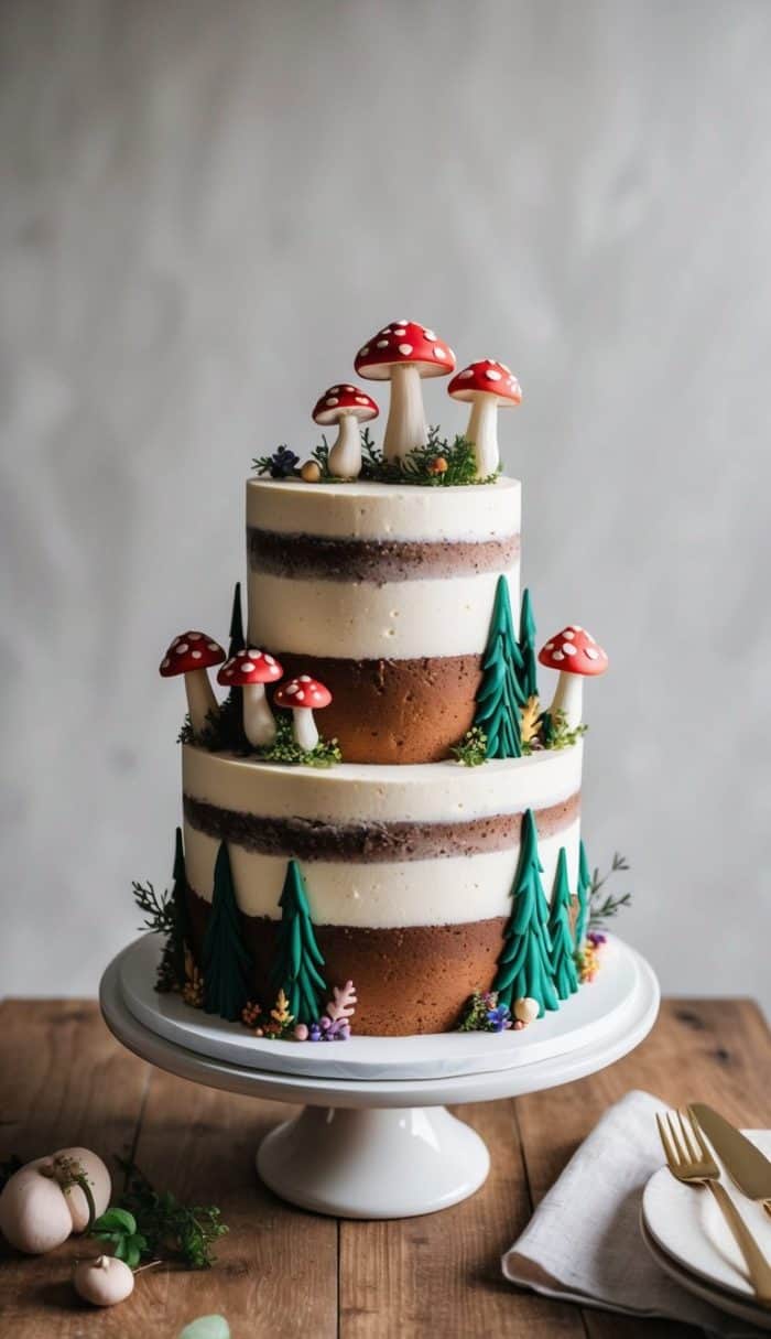 26 Mushroom Cake Decorating Ideas: Enchanting Designs - The Melrose Family