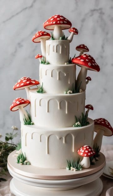 26 Mushroom Cake Decorating Ideas: Enchanting Designs - The Melrose Family