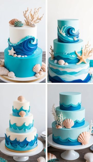 21 Ocean Cake Decorating Ideas Perfect for Summer - The Melrose Family
