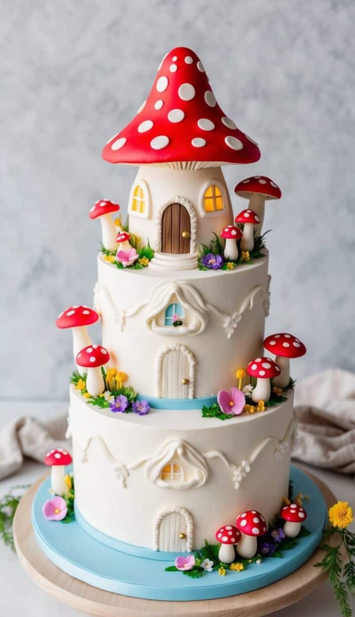 26 Mushroom Cake Decorating Ideas: Enchanting Designs - The Melrose Family