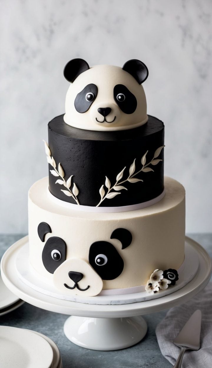 20 Panda Cake Decorating Ideas: Adorable Black-and-White Treats - The ...