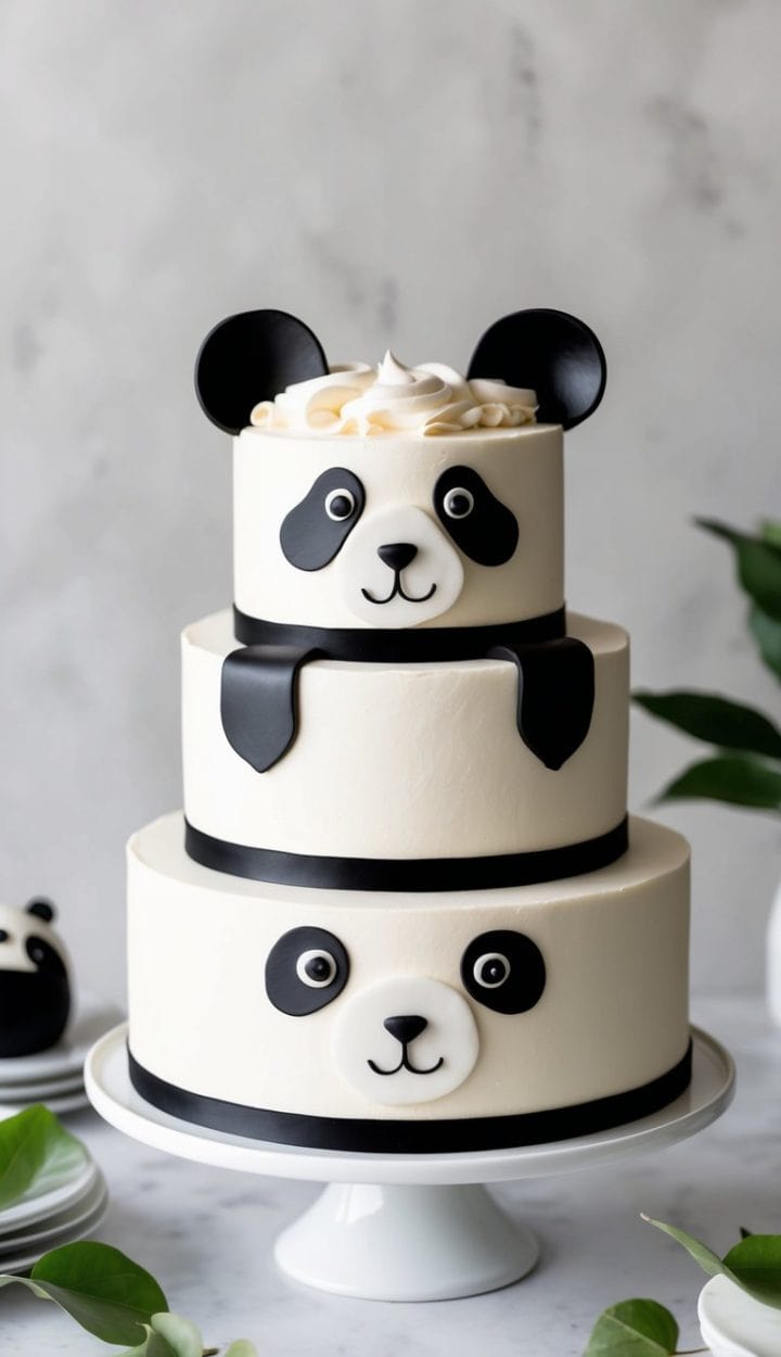 20 Panda Cake Decorating Ideas: Adorable Black-and-White Treats - The ...