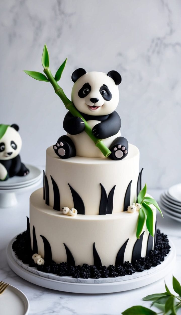 20 Panda Cake Decorating Ideas: Adorable Black-and-White Treats - The ...