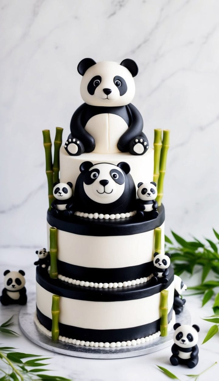 20 Panda Cake Decorating Ideas: Adorable Black-and-White Treats - The ...