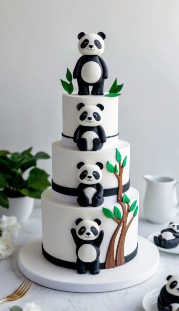20 Panda Cake Decorating Ideas: Adorable Black-and-White Treats - The ...