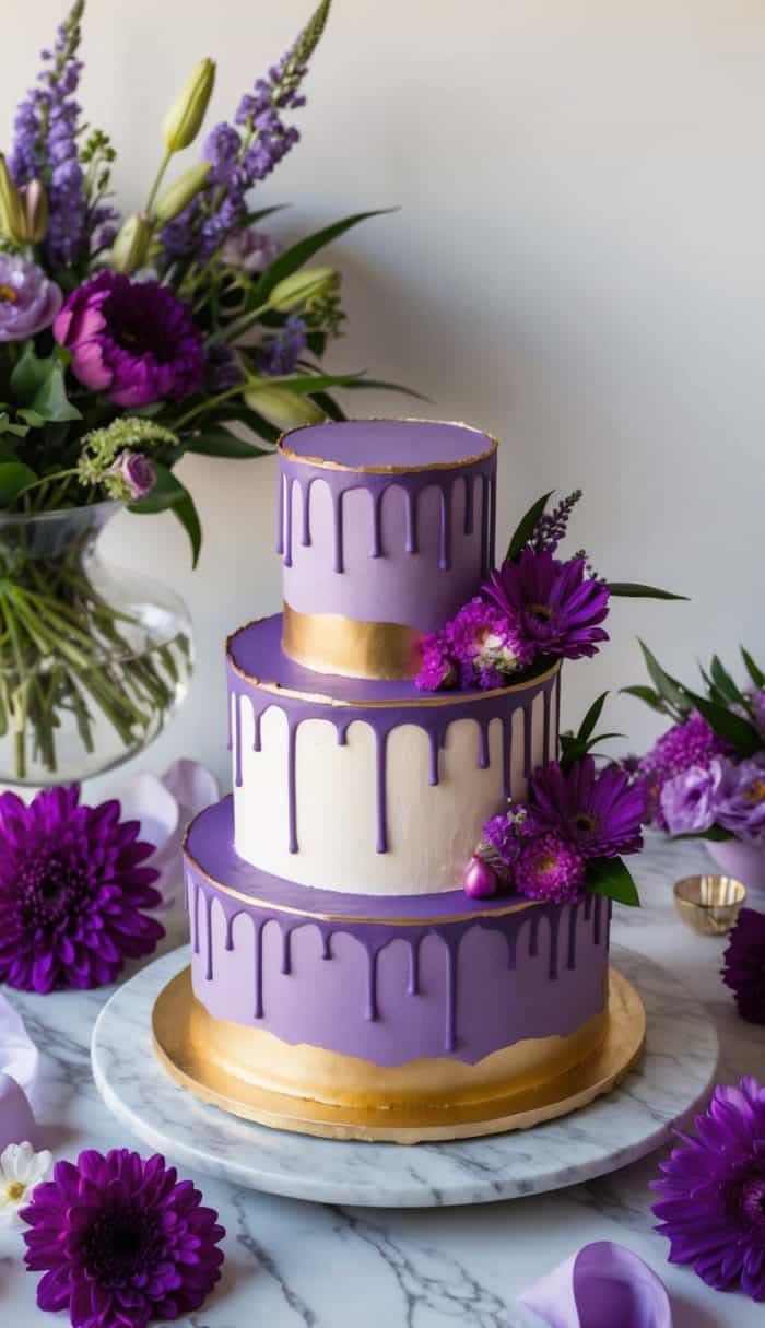 27 Purple Cake Decorating Ideas for Regal-Looking Desserts - The ...