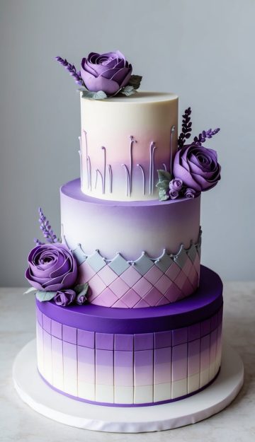 27 Purple Cake Decorating Ideas for Regal-Looking Desserts - The ...