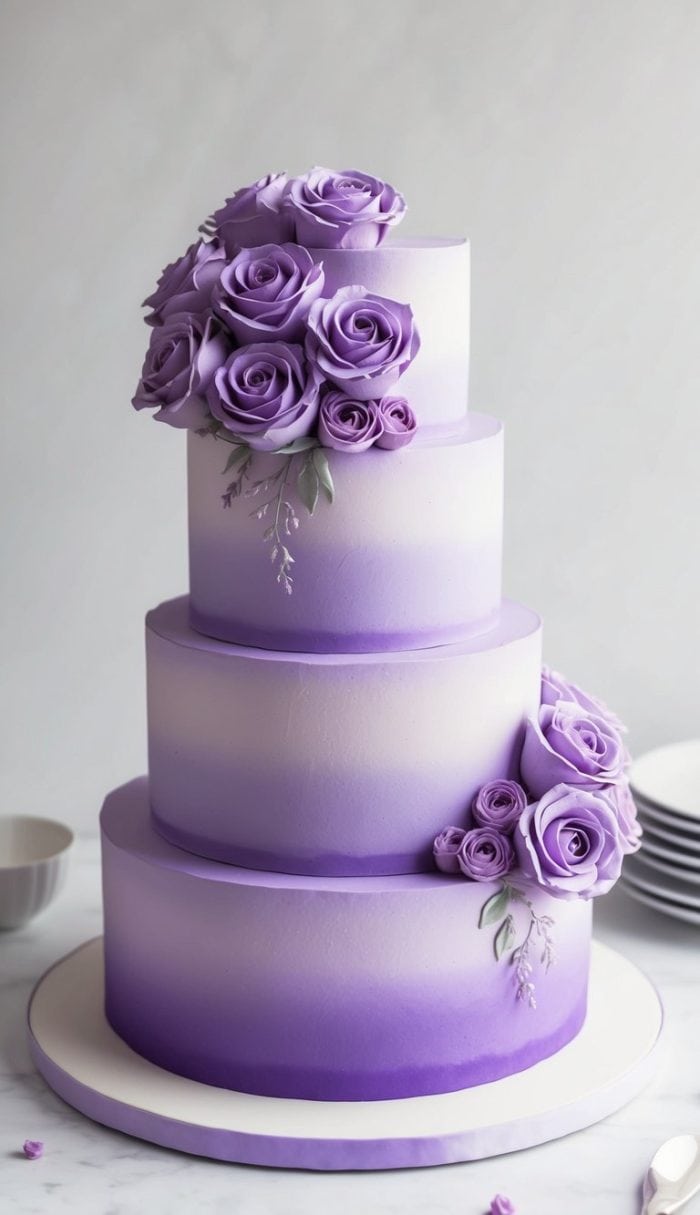 27 Purple Cake Decorating Ideas for Regal-Looking Desserts - The ...
