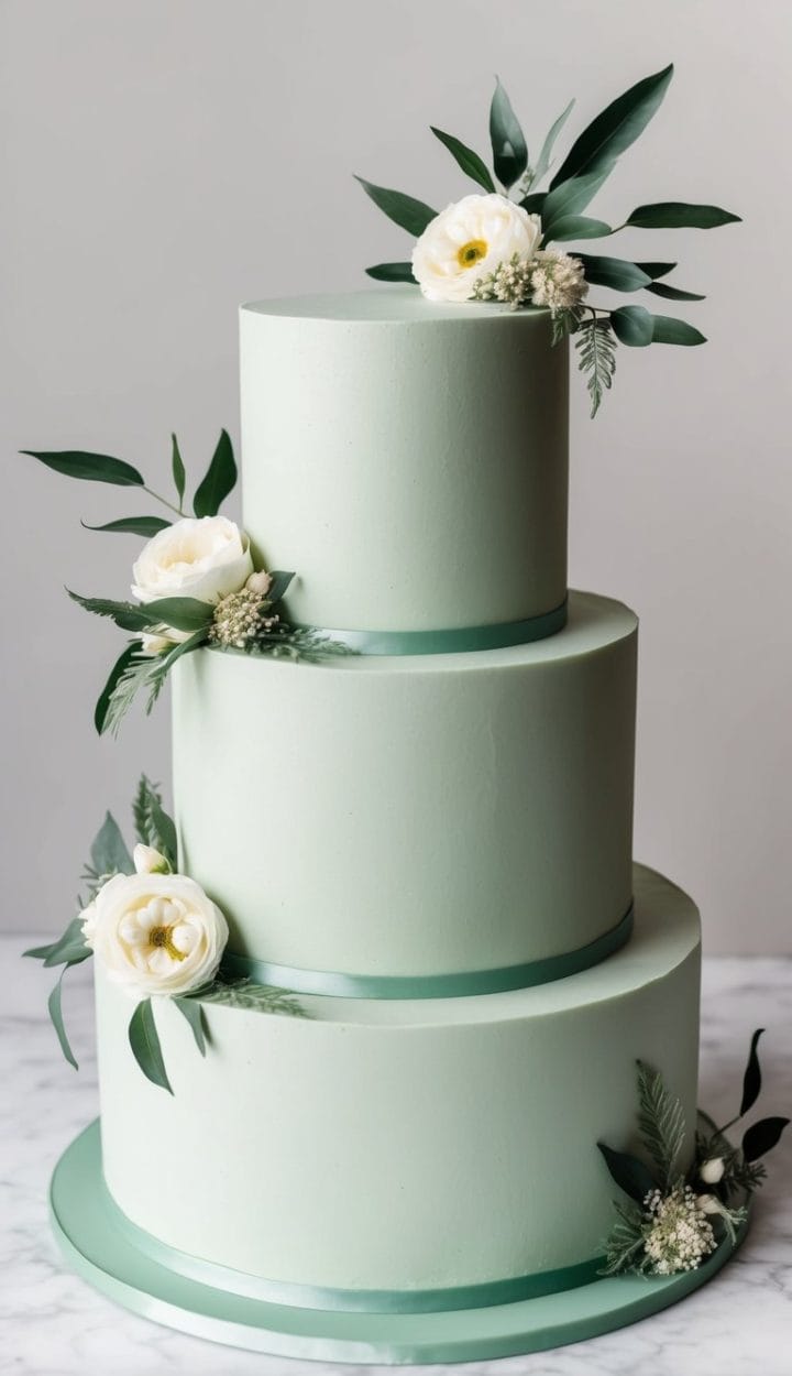 24 Sage Green Cake Decorating Ideas: Elegant Nature-Inspired Designs ...
