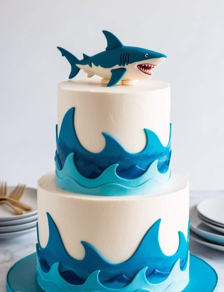 29 Shark Cake Decorating Ideas for Thrilling Ocean Designs - The ...