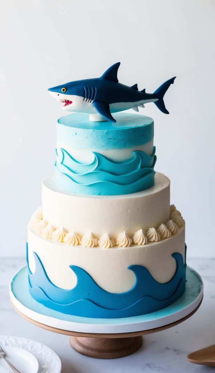 29 Shark Cake Decorating Ideas for Thrilling Ocean Designs - The ...