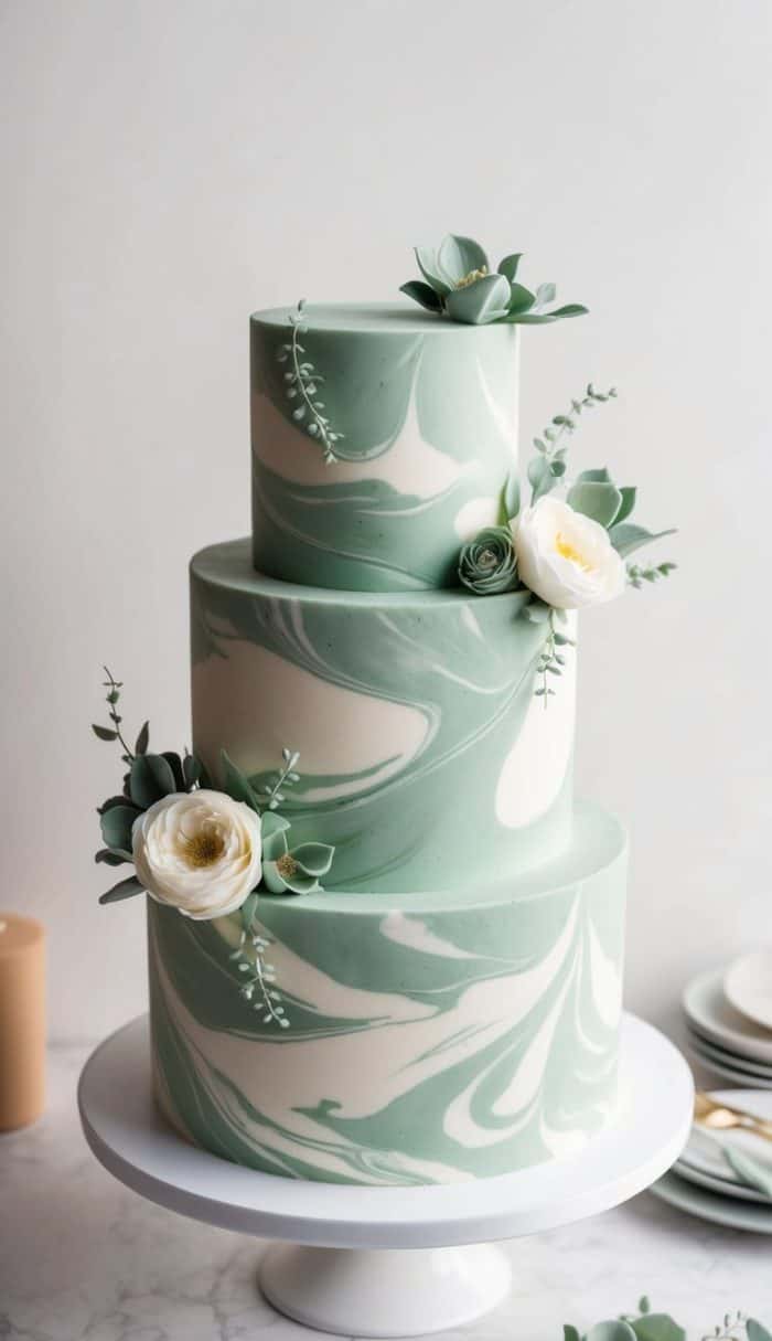 24 Sage Green Cake Decorating Ideas: Elegant Nature-Inspired Designs ...