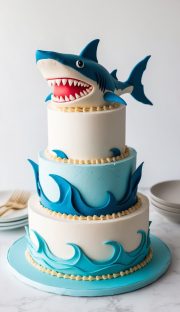 29 Shark Cake Decorating Ideas for Thrilling Ocean Designs - The ...