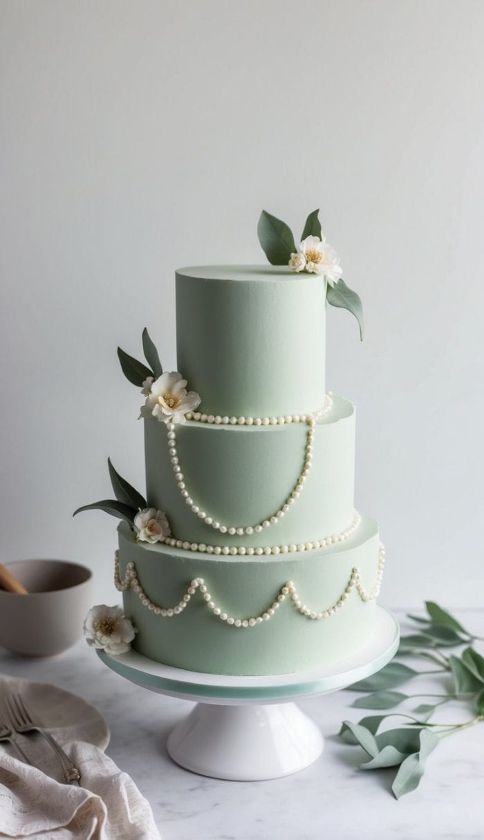24 Sage Green Cake Decorating Ideas: Elegant Nature-Inspired Designs ...