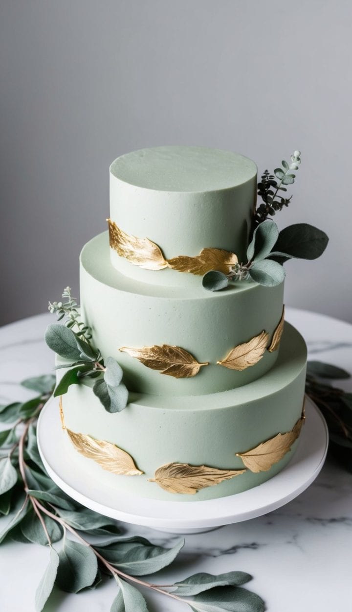 24 Sage Green Cake Decorating Ideas: Elegant Nature-Inspired Designs ...