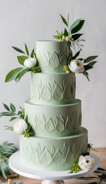 24 Sage Green Cake Decorating Ideas: Elegant Nature-Inspired Designs ...