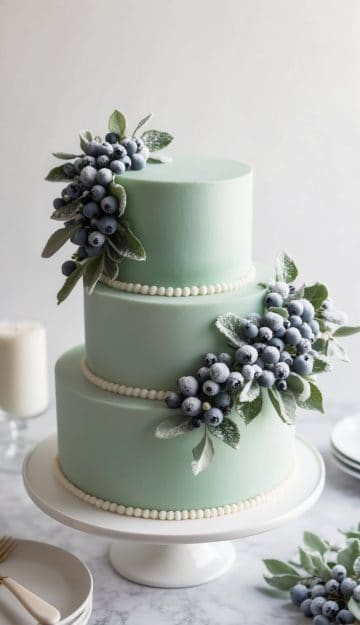 24 Sage Green Cake Decorating Ideas: Elegant Nature-Inspired Designs ...