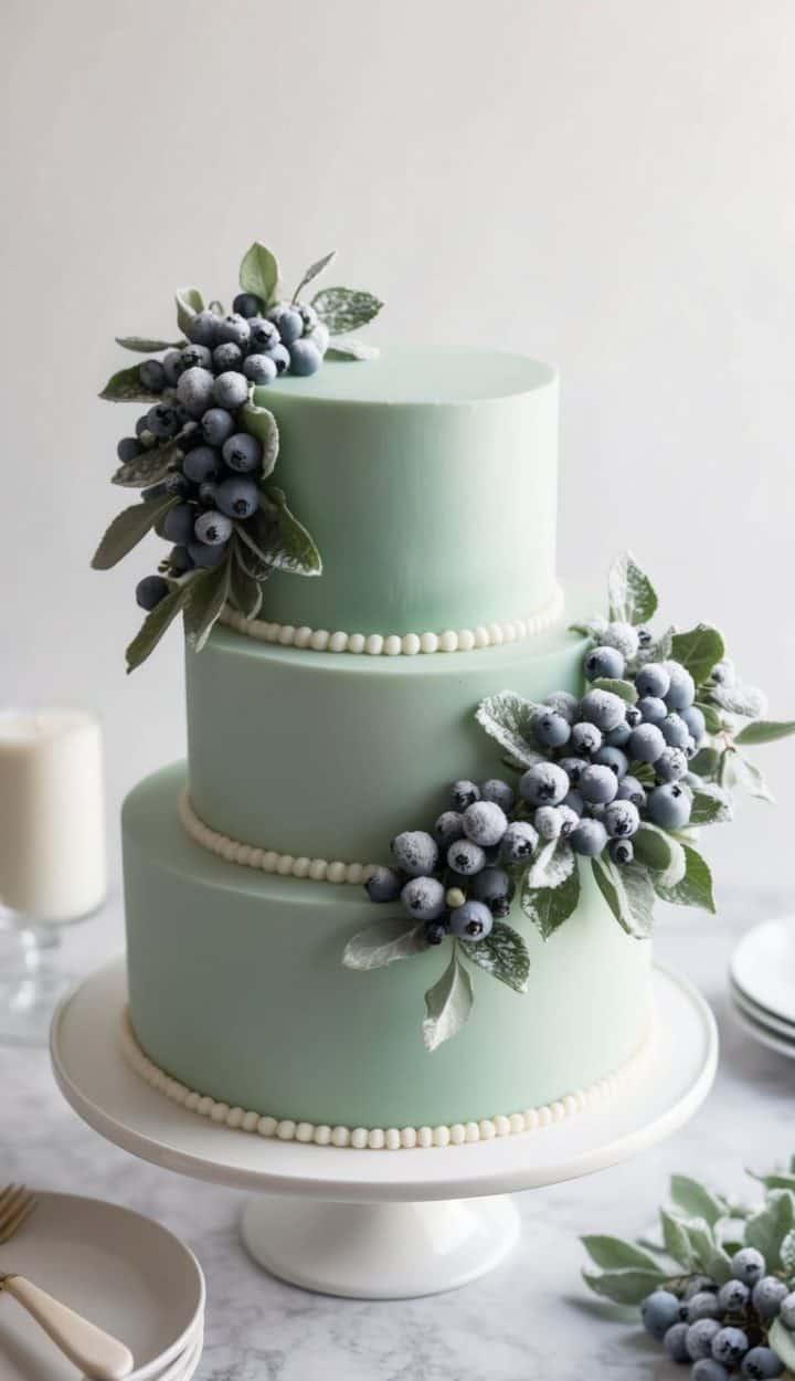 24 Sage Green Cake Decorating Ideas: Elegant Nature-Inspired Designs ...