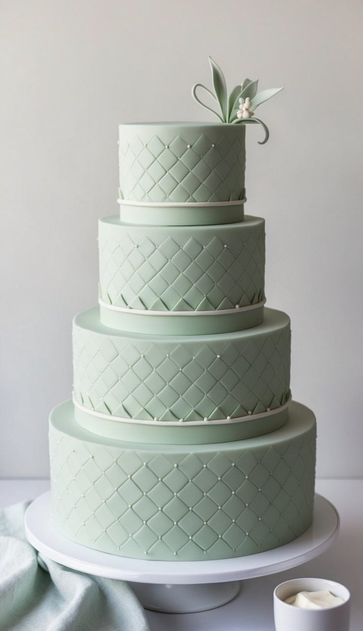 24 Sage Green Cake Decorating Ideas: Elegant Nature-Inspired Designs ...