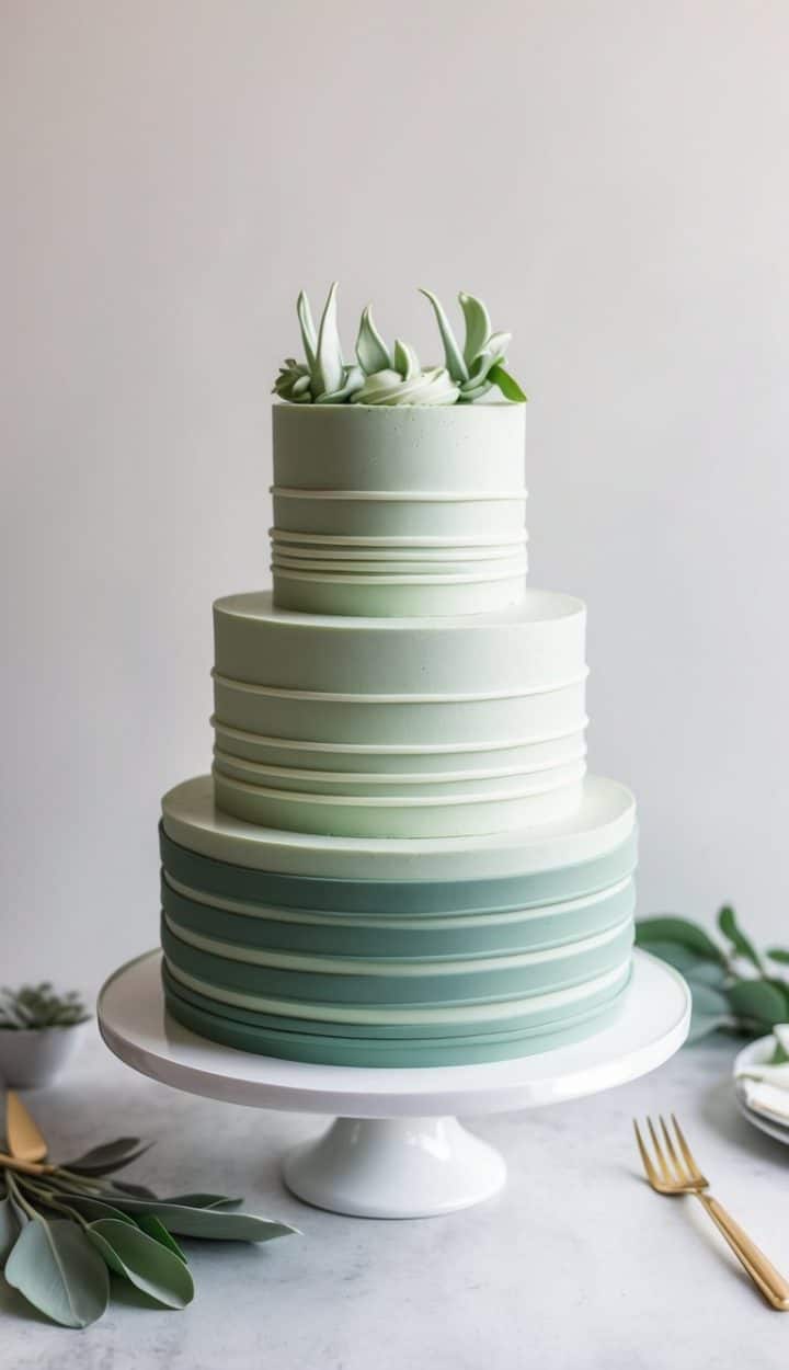 24 Sage Green Cake Decorating Ideas: Elegant Nature-Inspired Designs ...
