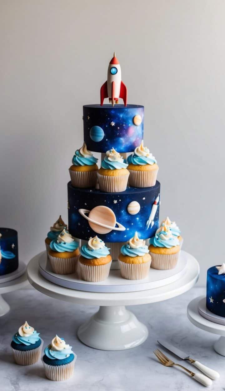 15 Space Cake Decorating Ideas: Out-of-This-World Designs - The Melrose ...