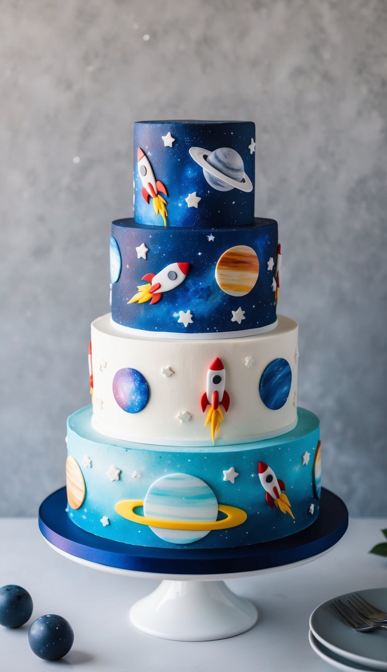 15 Space Cake Decorating Ideas: Out-of-This-World Designs - The Melrose ...