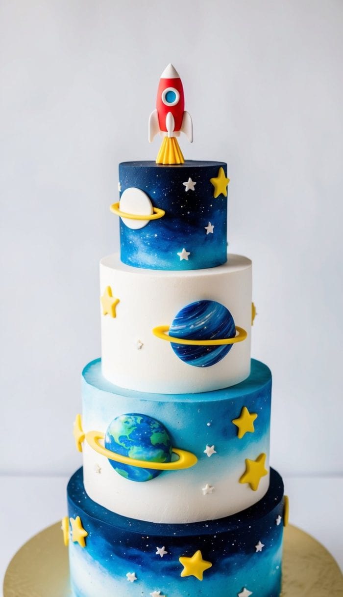 15 Space Cake Decorating Ideas: Out-of-This-World Designs - The Melrose ...