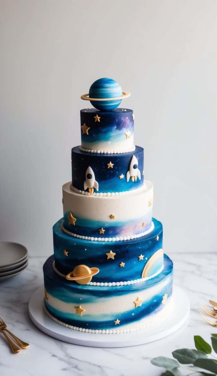 15 Space Cake Decorating Ideas: Out-of-This-World Designs - The Melrose ...