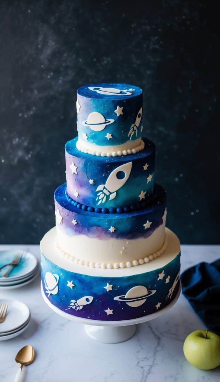 15 Space Cake Decorating Ideas: Out-of-This-World Designs - The Melrose ...