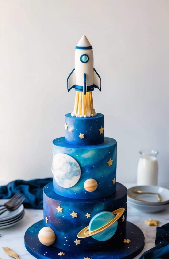 15 Space Cake Decorating Ideas: Out-of-This-World Designs - The Melrose ...