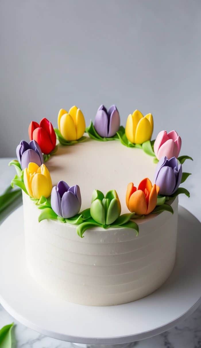 21 Tulip Cake Decorating Ideas for Spring-Inspired Designs - The ...