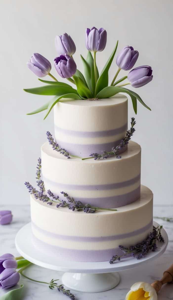 21 Tulip Cake Decorating Ideas for Spring-Inspired Designs - The ...