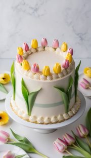 21 Tulip Cake Decorating Ideas for Spring-Inspired Designs - The ...