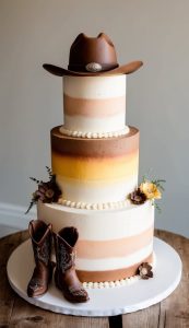 20 Western Cake Decorating Ideas for Rustic Parties - The Melrose Family
