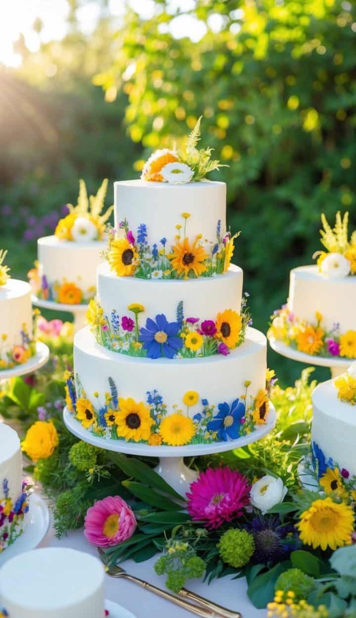 17 Wildflower Cake Decorating Ideas for Enchanting Parties - The ...