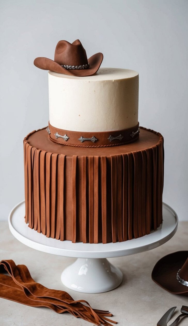 20 Western Cake Decorating Ideas for Rustic Parties - The Melrose Family