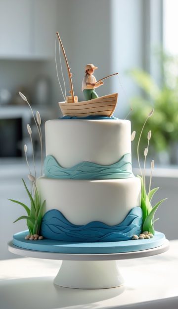 26 Fishing Cake Decorating Ideas: Reel-ly Cool Designs - The Melrose Family