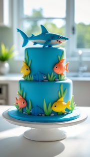 29 Shark Cake Decorating Ideas for Thrilling Ocean Designs - The ...