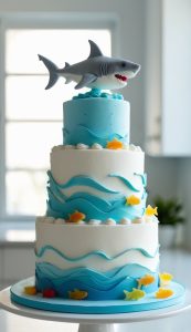 29 Shark Cake Decorating Ideas for Thrilling Ocean Designs - The ...