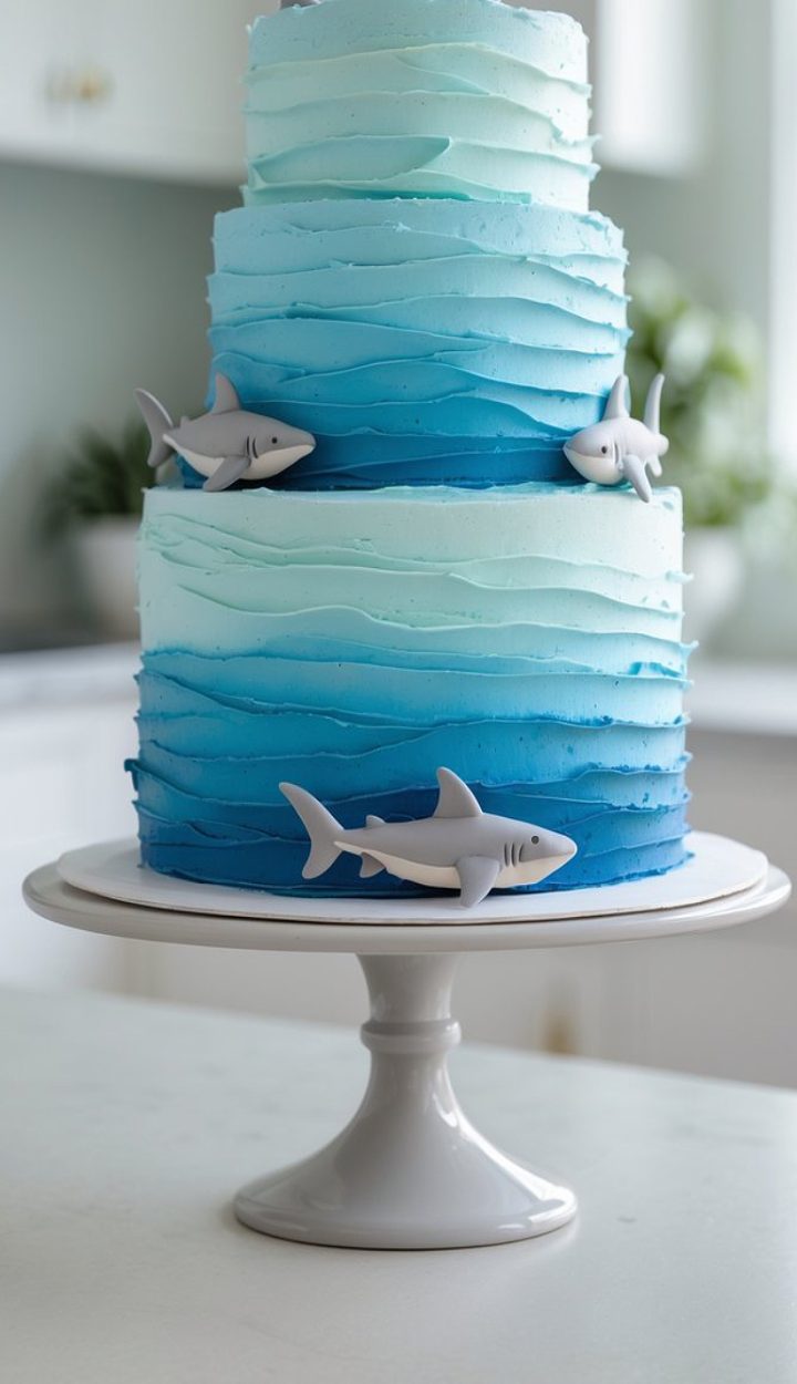 29 Shark Cake Decorating Ideas for Thrilling Ocean Designs - The ...